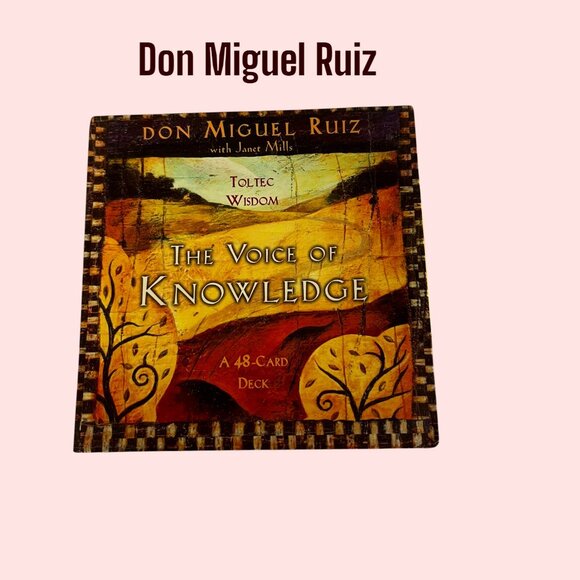 book | Other | New Don Miguel Ruiz The Voice Of Knowledge 48card Deck ...